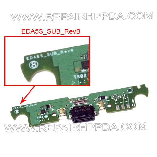Sync Charge connector ( Type C Version ) with PCB for Honeywell ScanPal ...