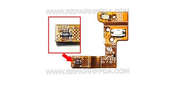 Power switch, with light sensor flex cable for Zebra WT6400 WT64B
