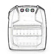 Repair parts for Zebra ® mobile barcode label and receipt printers