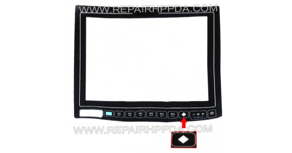 Keypad Overlay ( for Full Screen version ) Replacement for Zebra VC8300