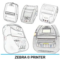 Repair parts for Zebra ® mobile barcode label and receipt printers